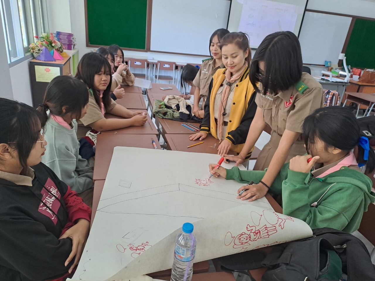 กิจกรรม Block Course ครั้งที่ 1 - โรงเรียนคำชะอีวิทยาคาร