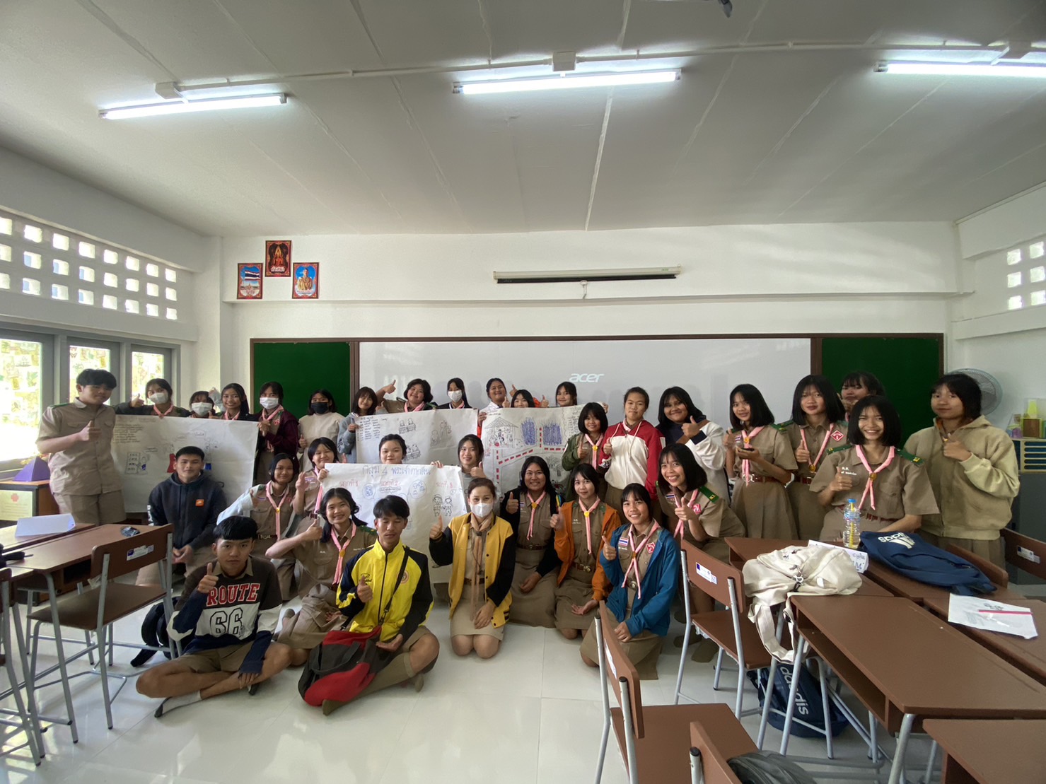 กิจกรรม Block Course ครั้งที่ 1 - โรงเรียนคำชะอีวิทยาคาร